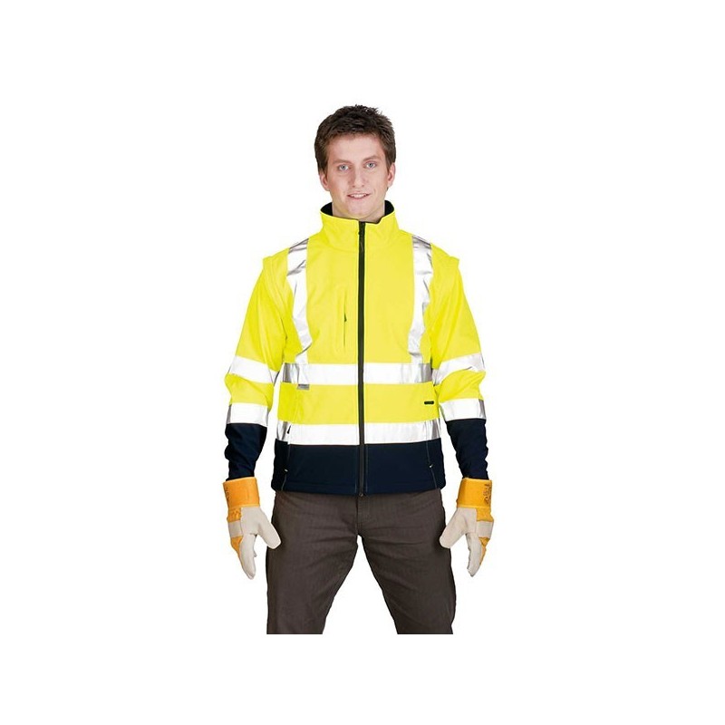 Veste SOFTSHELL ANETO Haute visibilité Jaune