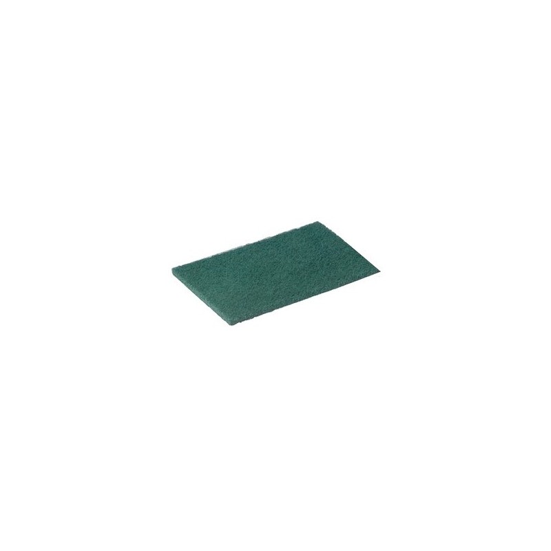 Tampon abrasif rectangle vert 23x14cm
