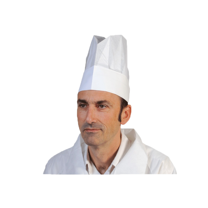 Toque plissée réglable - Colis de 100