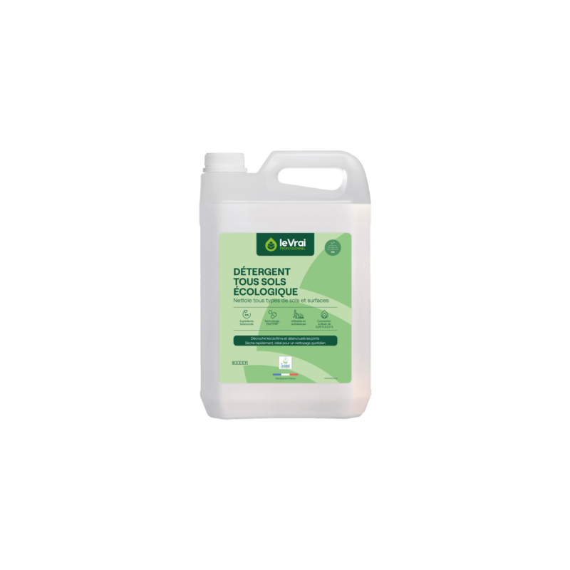 Le Vrai Professionnel Détergent Tous sols Ecologique - Bidon de 5L